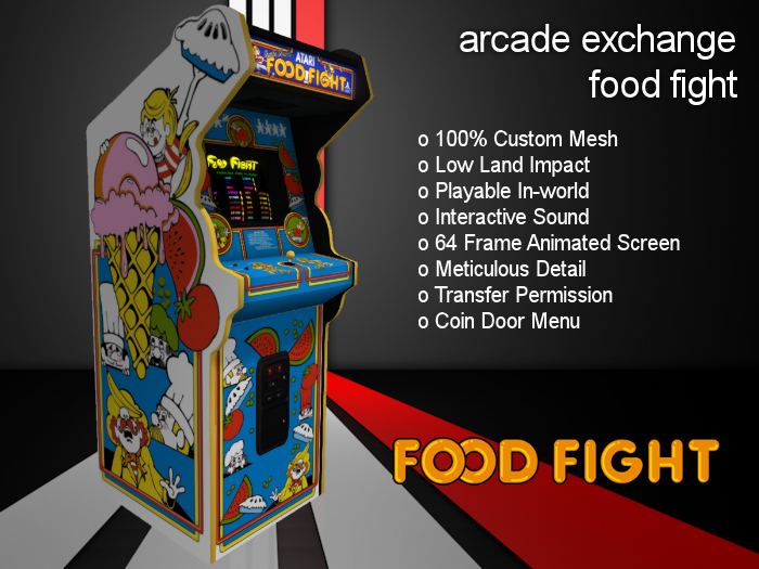 Second Life Marketplace - [AMG] Arcade Exchange - Food Fight